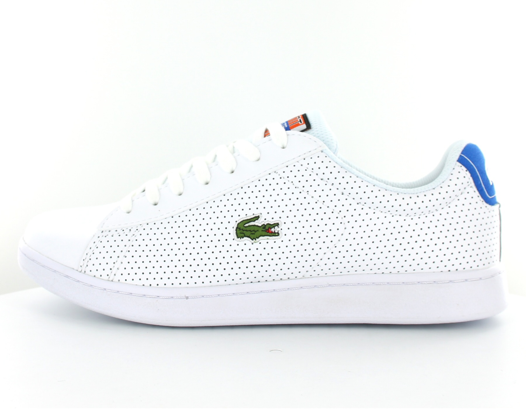 Lacoste Carnaby evo 218 Blanc vert bleu
